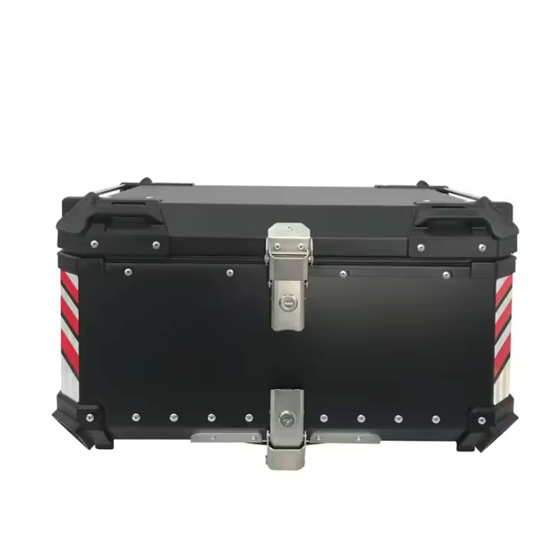 Motorcycle Top Box - Black Red 85 Liter | Kings