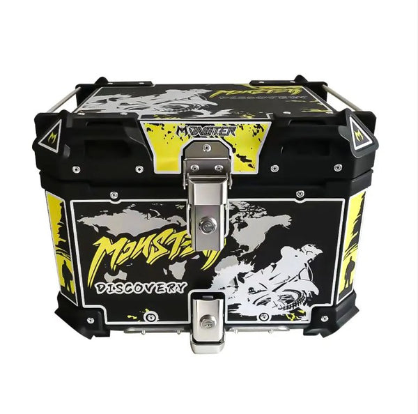 Motorcycle Top Box, 45 Liter - Black Monster | Kings
