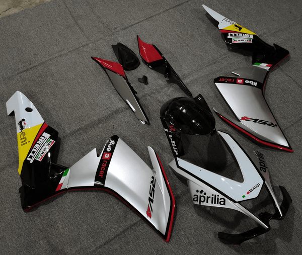 Aprilia RSV4 1000 Fairings - Silver, Red, Black, Yellow