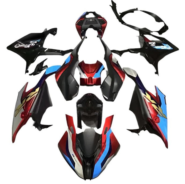 BMW S1000RR Fairing (2019-2022) Candy Red, Blue, Gold