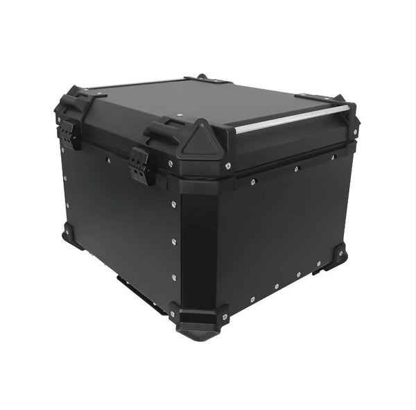 Black Motorcycle Top Box, 55 Liter | Kings Motorcycle