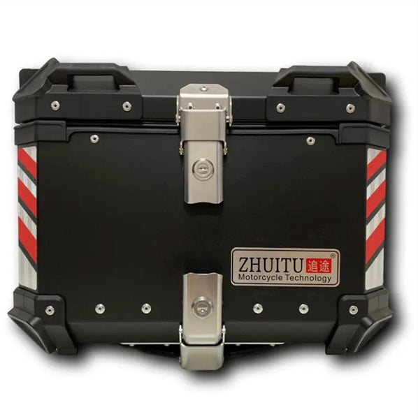 45 Liter Motorcycle Top Box - Black, Silver, Red | Kings