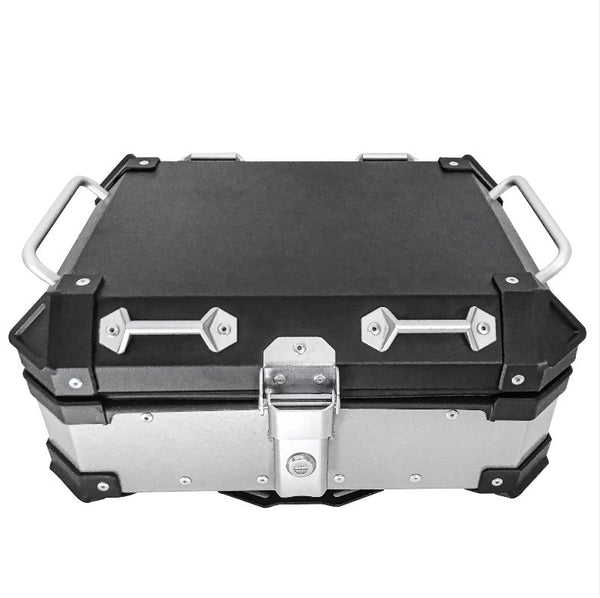 Motorcycle Top Box - Black, Silver 25 Liter | Kings