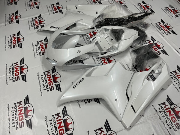 Ducati 1198 Fairings (2007-2012) Pearl White | Kings