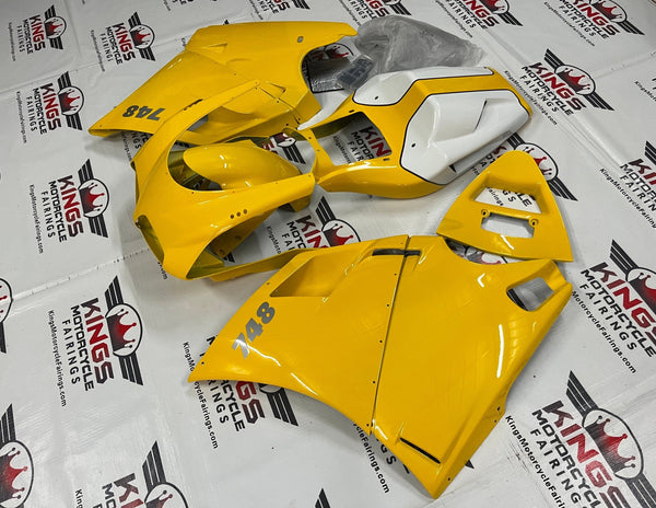 Ducati 748 Fairings (1994-2003) Dark Yellow, White | Kings