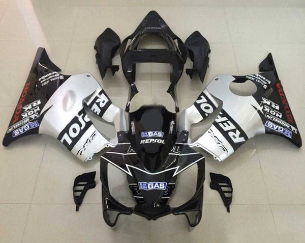 Honda CBR600 F4i Fairings - Black, Silver Repsol | Kings