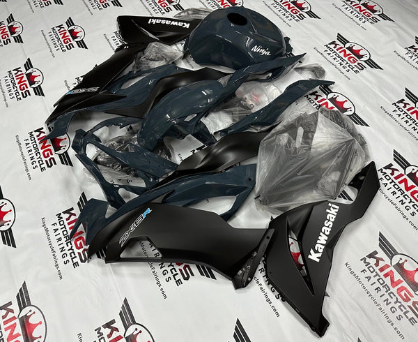 Fairings | Kawasaki NINJA ZX6R (2019-2023) Dark Nardo Blue