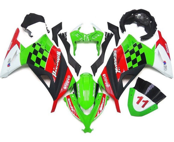Fairings | Kawasaki Ninja 300 - Green, Red, Black, Motocard