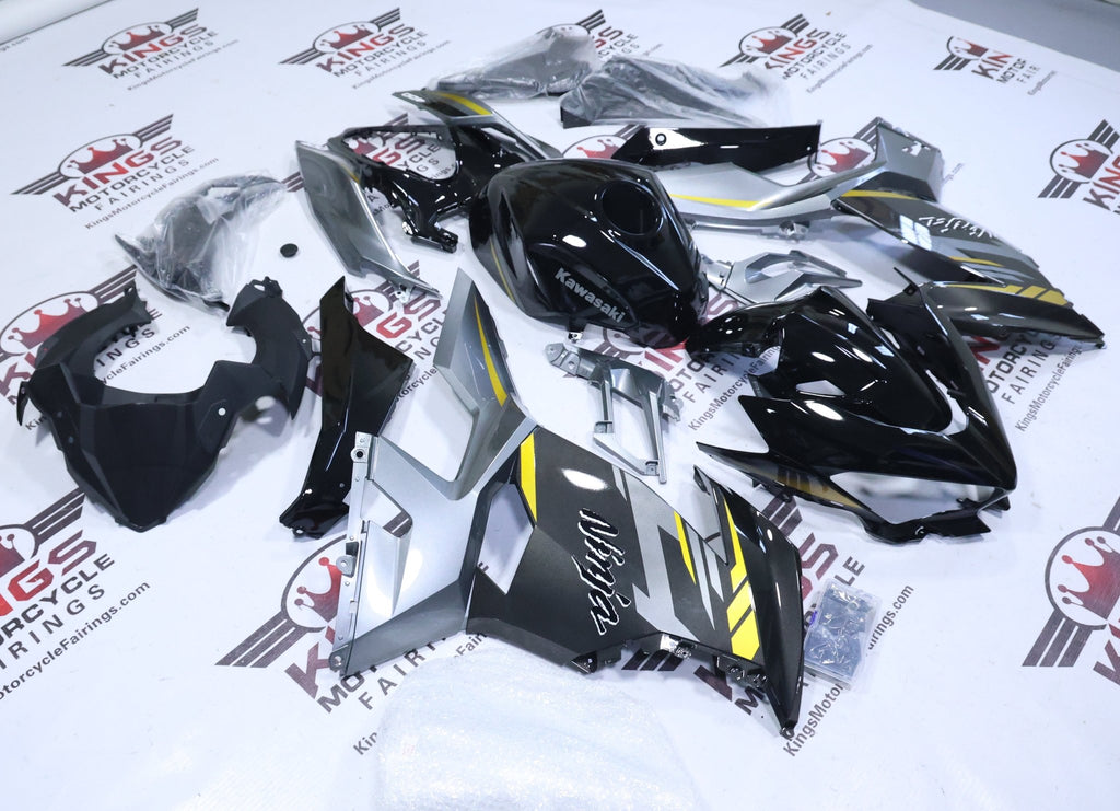 Fairings - Kawasaki Ninja 400 | Black, Gray, Silver, Yellow
