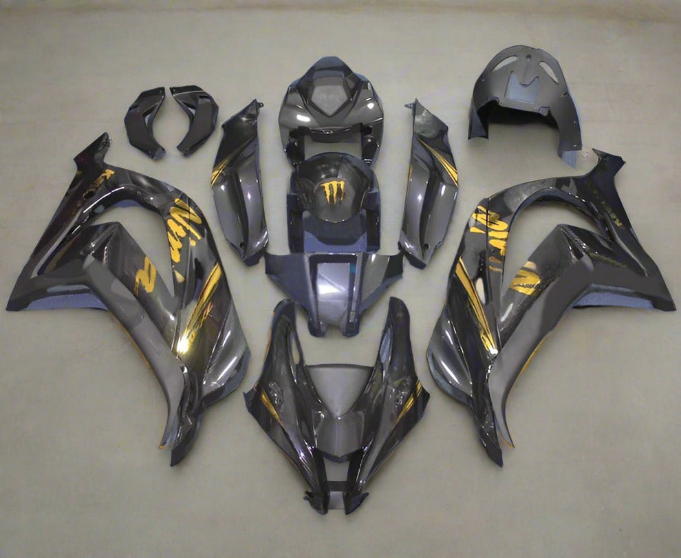 Kawasaki Ninja ZX10R - Carbon Fiber, Gold Fairings | Kings
