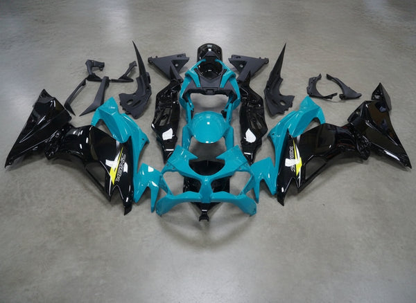 Fairings | Kawasaki ZX6R (2019-23) Blue Teal, Black, Yellow