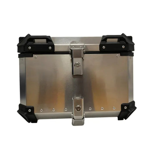 Silver Motorcycle Top Box - 55 Liter | Kings Motorcycle