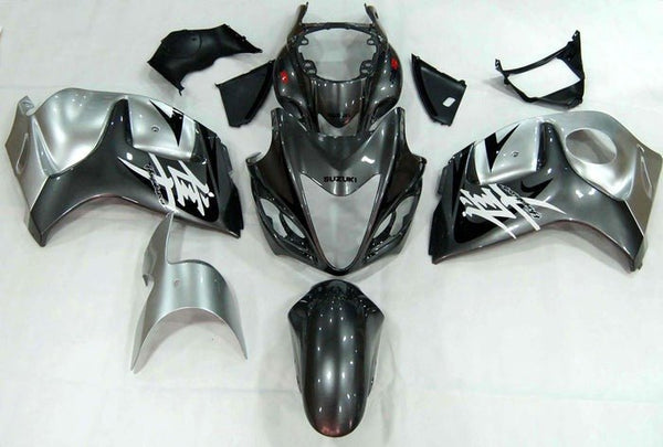 Suzuki Hayabusa Fairings (2008-2020) Gray, Silver | Kings