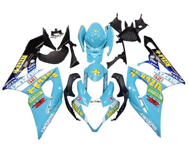 Suzuki GSXR1000 Fairings (2005-2006) Light Blue, Rizla