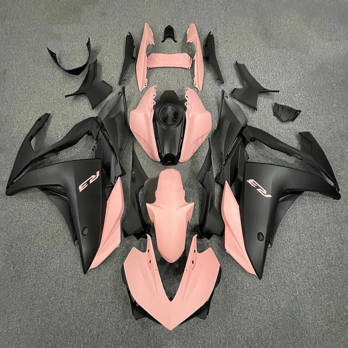 Yamaha R3 Fairings (2015-2018) Matte Pink, Matte Black