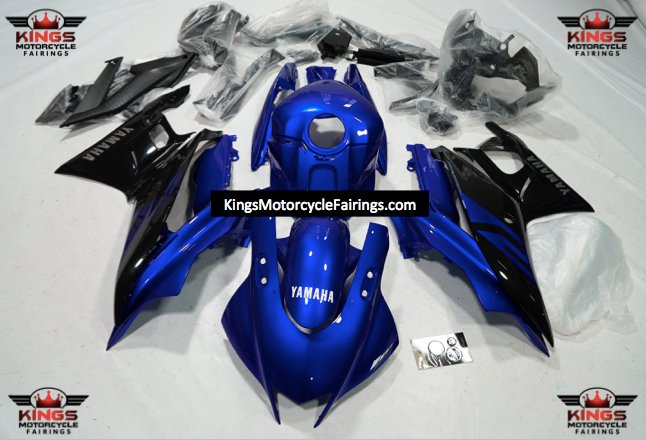 Yamaha R3 Fairings (2015-2018) Blue, Black | Kings