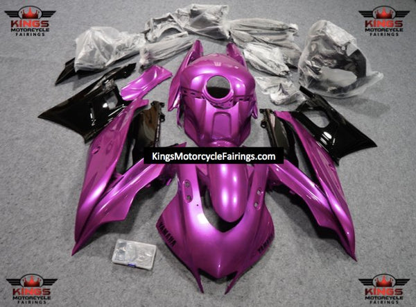 Yamaha R3 Fairings (2015-2018) Pink, Black | Kings