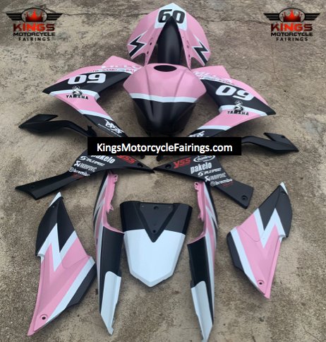 Yamaha R3 Fairings (2015-2018) Matte Pink, Black, White
