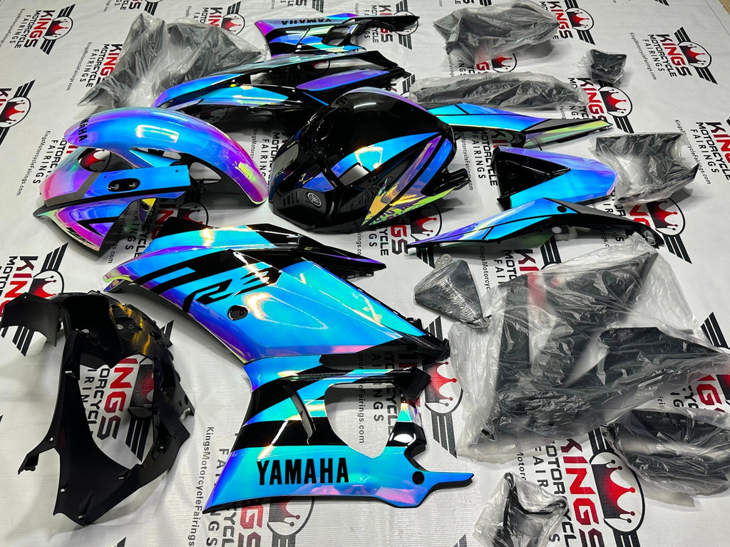 Yamaha R3 Fairings (2022-2024) Chrome, Pink, Blue Chameleon