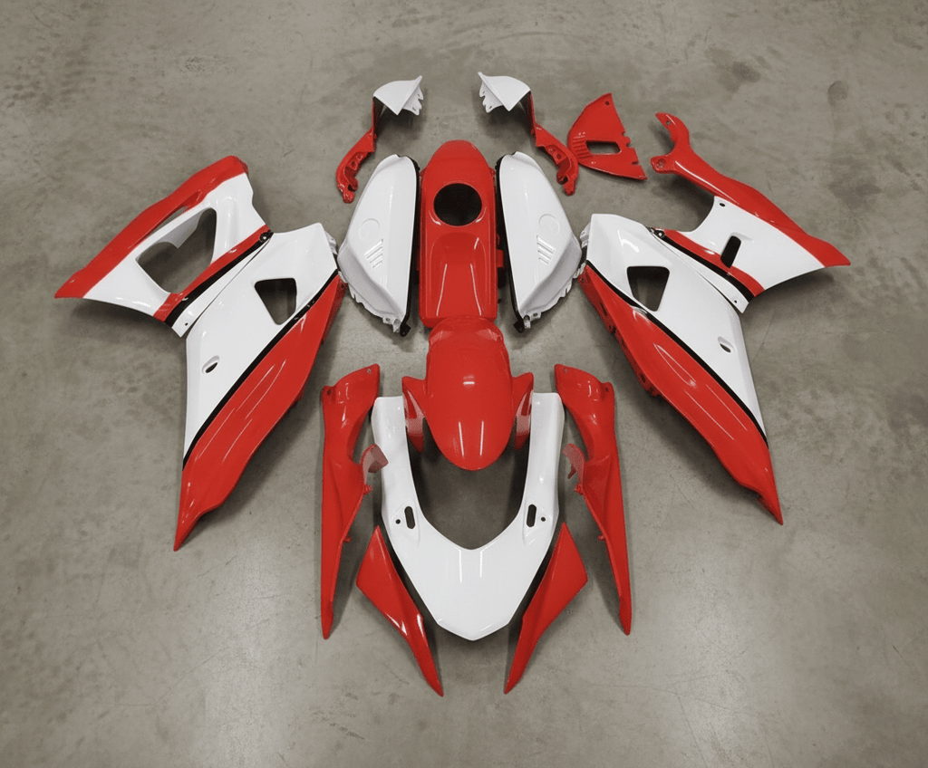 Yamaha R7 Fairings (2021-2025) Red, White, Black Stripe