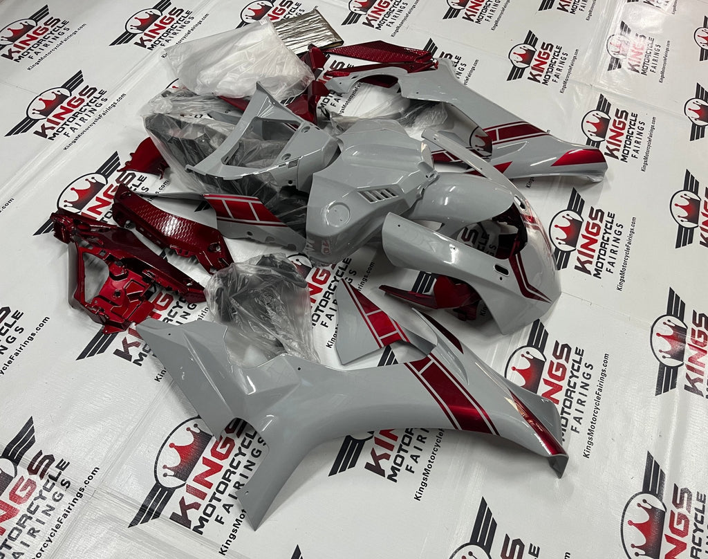 Yamaha R1 Fairings (2015-2019) Nardo Gray, Red | Kings