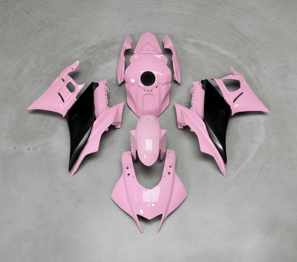 Yamaha YZF-R3 Fairings (2022-2024) Pink, Matte Black | Kings