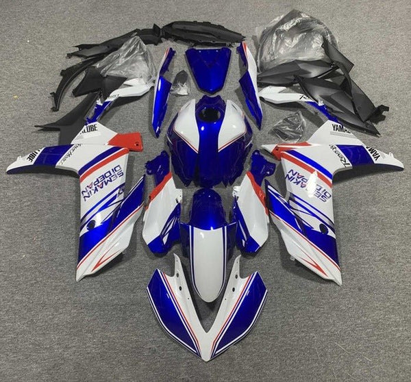 Yamaha R3 Fairings (2022-2024) White, Blue, Red Semakin