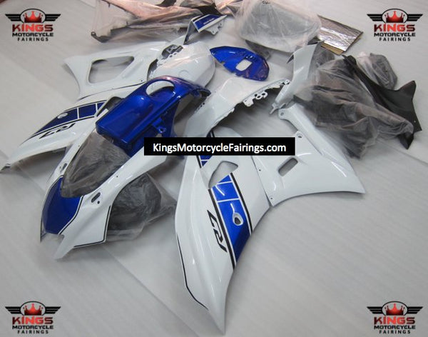 Yamaha R7 Fairings (2021-25) White, Blue | Kings Motorcycle