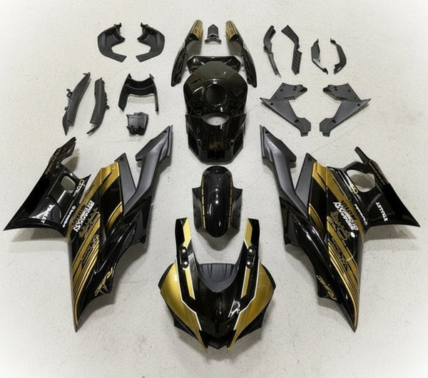 Yamaha R3 Fairings (2022-2024) Black, Gold, White | Kings