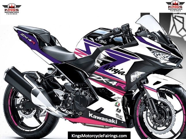 Fairings | Kawasaki Ninja 400 (2018-2023) White, Purple