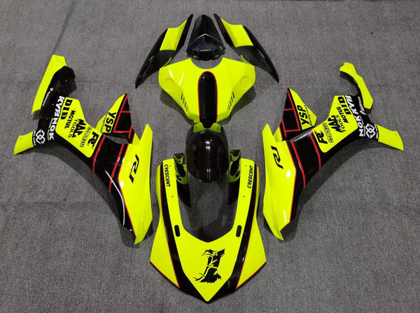 Yamaha R1 Fairings (2015-2019) Neon Yellow, Black, Red