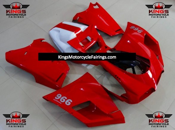 Ducati 998 Fairings (2002-2003) Red, White, Black | Kings