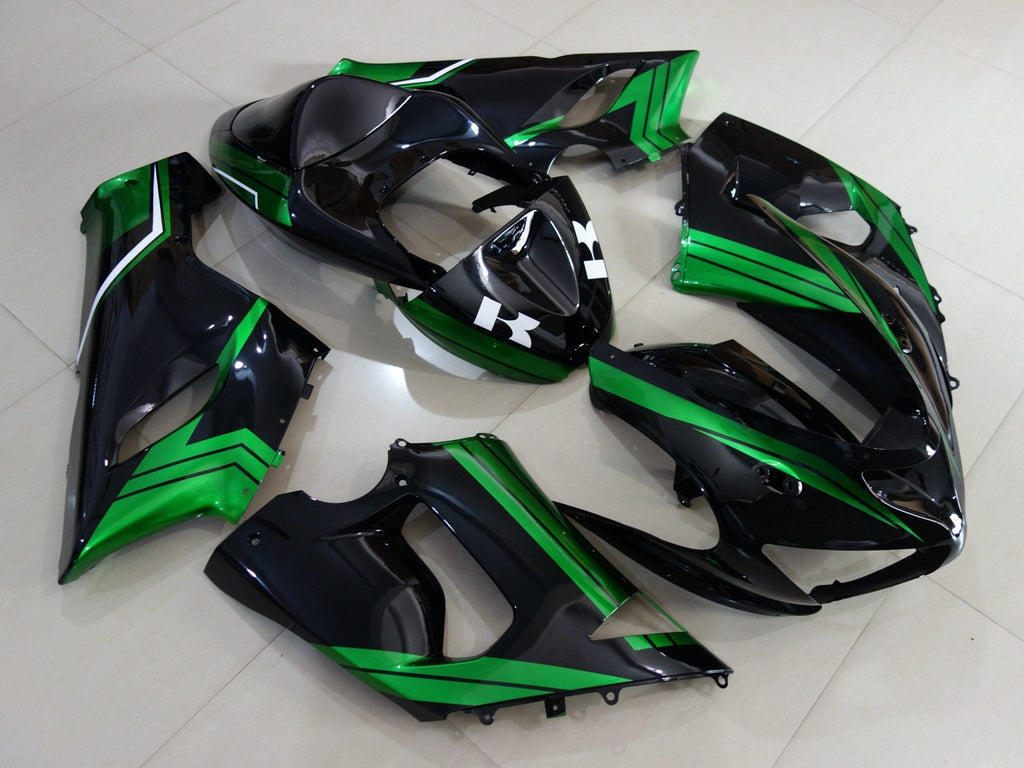 Fairings | Kawasaki ZX6R 636 (2005-2006) Black, Green, White