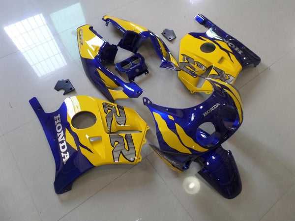Honda CBR250 MC22 Fairings (1990-1998) Yellow, Blue, Chrome