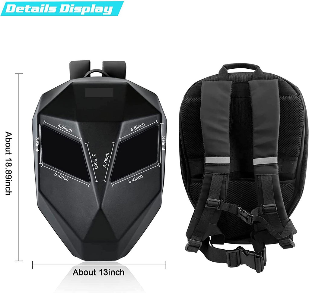 LED Motorcycle Helmet Backpack | Kings Motorcycle
