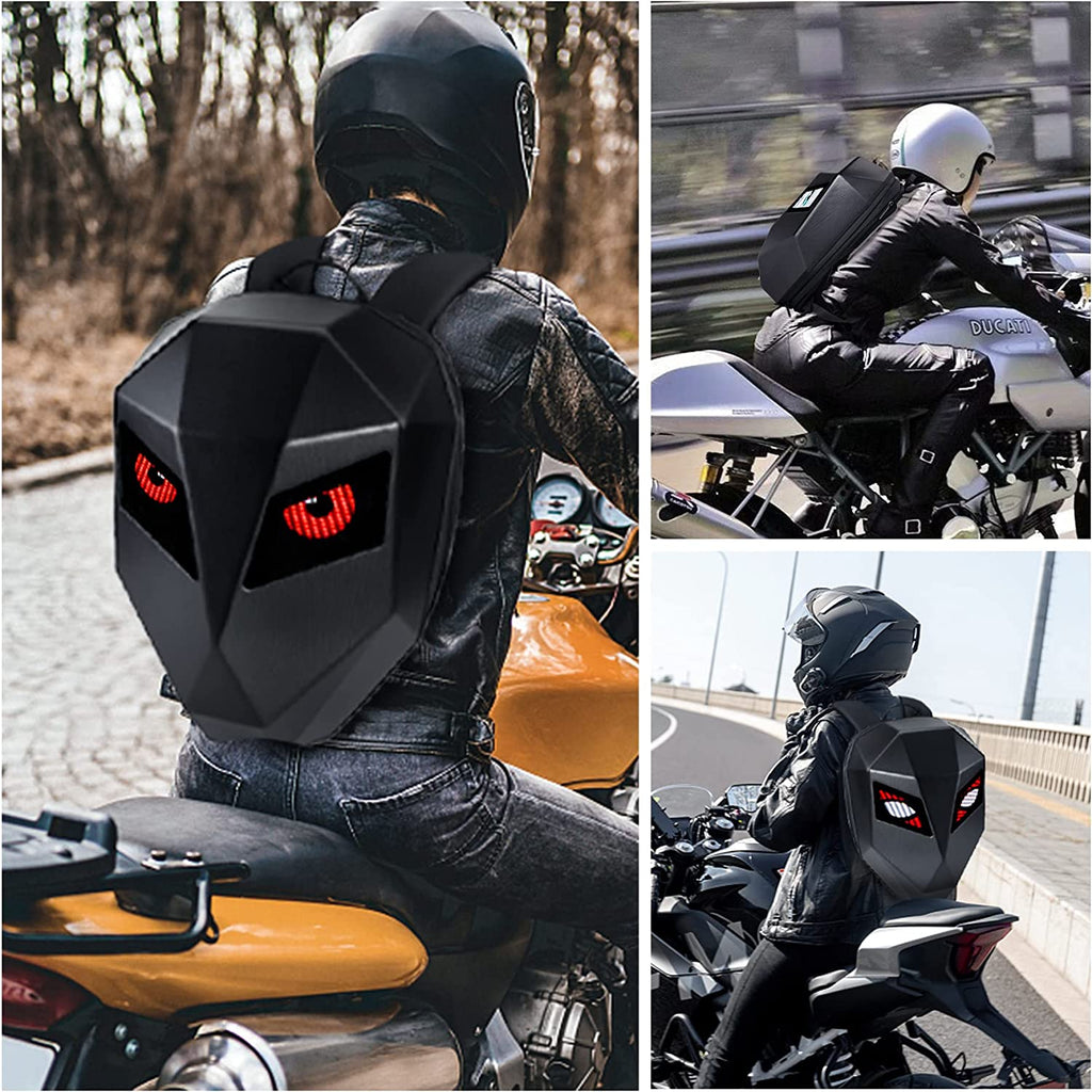 LED Motorcycle Helmet Backpack | Kings Motorcycle