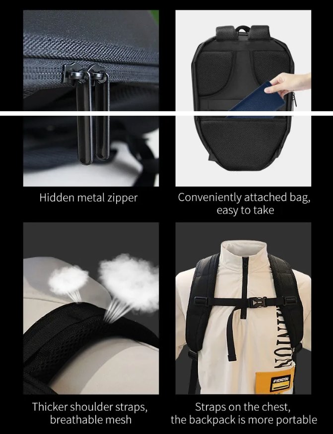 LED Motorcycle Helmet Backpack | Kings Motorcycle