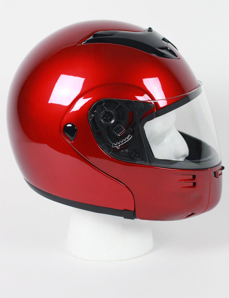 Motorcycle Helmet | Full Face Modular, Dark Red | Kings