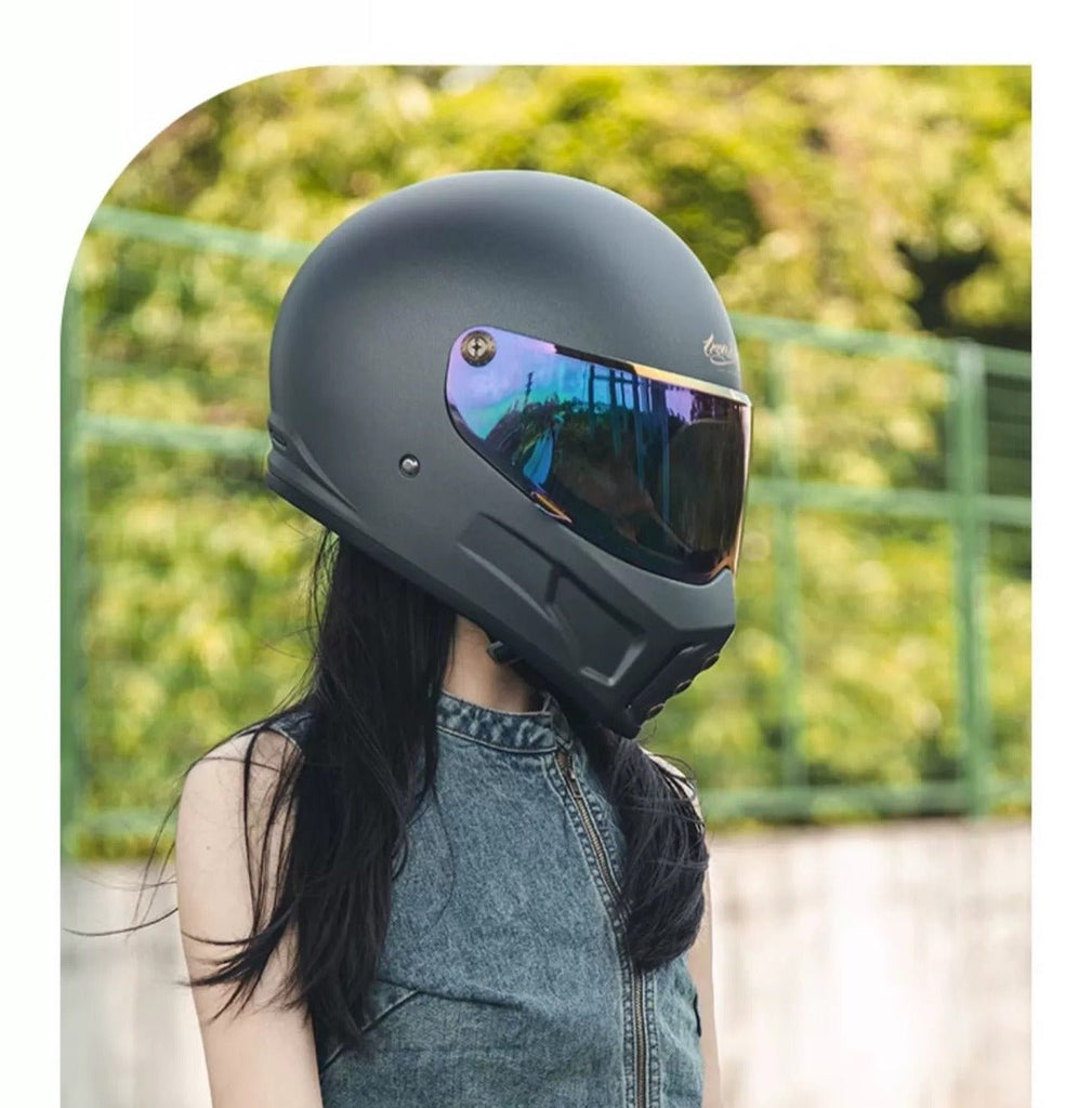 Matte Black Iron King Motorcycle Helmet | Kings Motorcycle