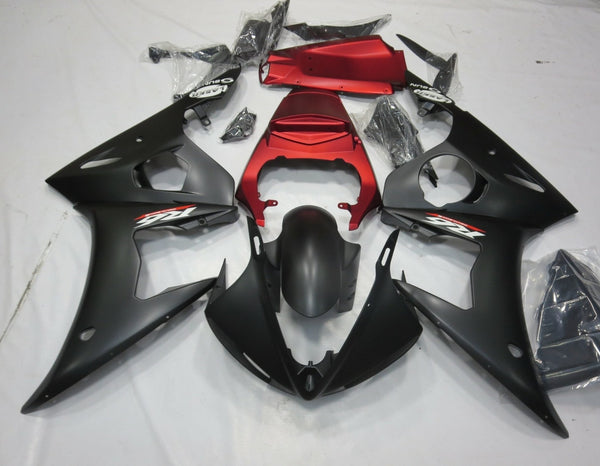 Fairings | Yamaha R6 (2005) Matte Black, Matte Red