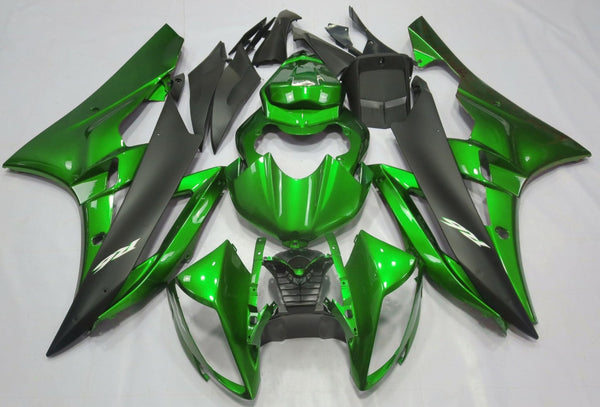 Fairings | Yamaha R6 (2006-2007) Green, Matte Black | Kings