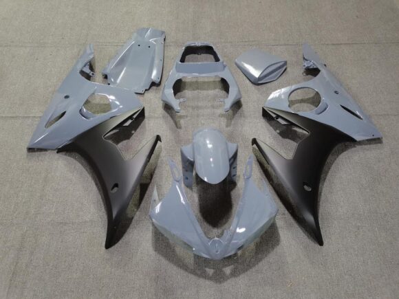Yamaha R6 Fairings (2005) Nardo Gray, Matte Black | Kings