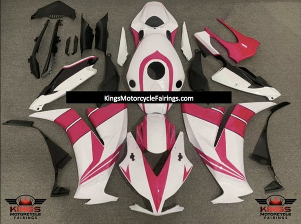 Honda CBR 1000 Fairings (2012-2016) Pink, White | Kings