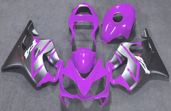 Honda CBR 600 F4i Fairings (2001-2003) Purple, Matte Silver