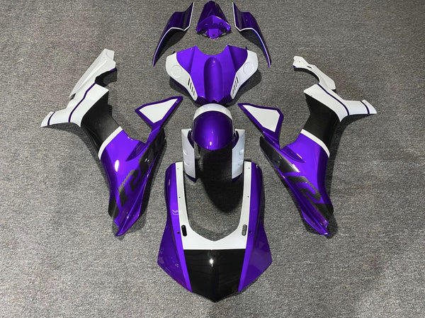 Yamaha R1 Fairings (2015-2019) Purple, White, Carbon Fiber