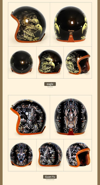 Hand Painted Motorcycle Helmet | Blue Naruto | Kings