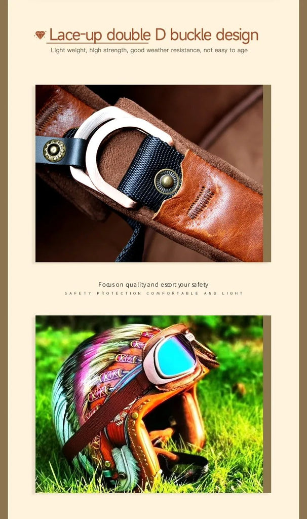 Hand Painted Motorcycle Helmet | Blue Koi Fish | Kings