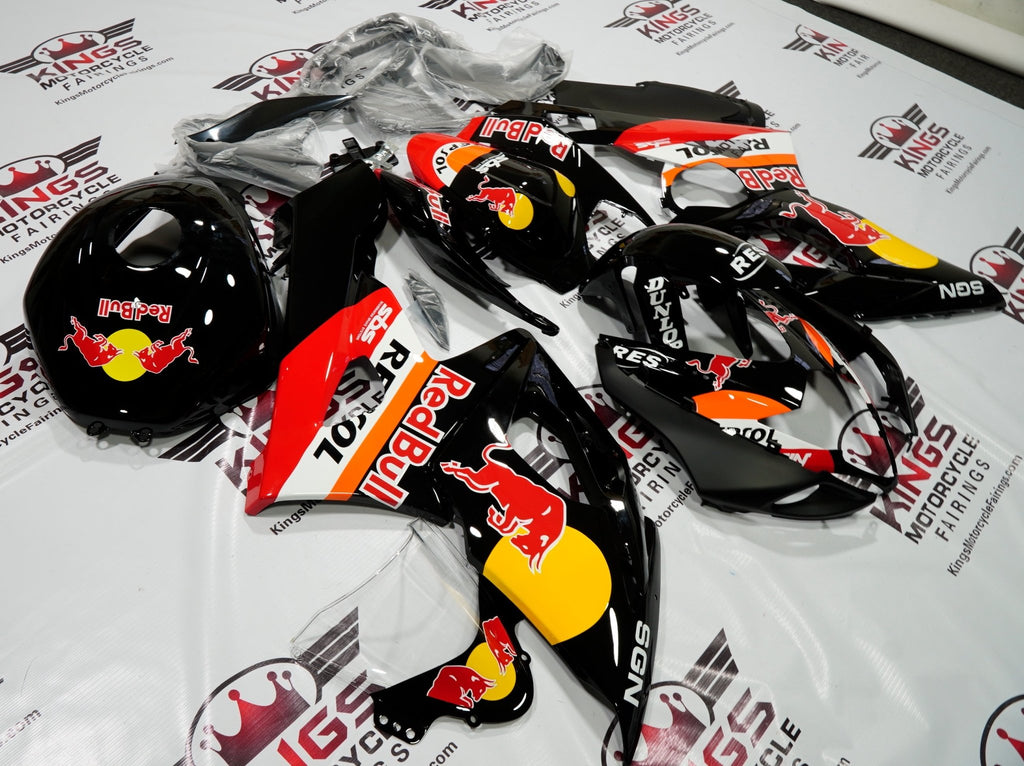 Suzuki GSXR1000 Fairings (2005-2006) Black Repsol Red Bull