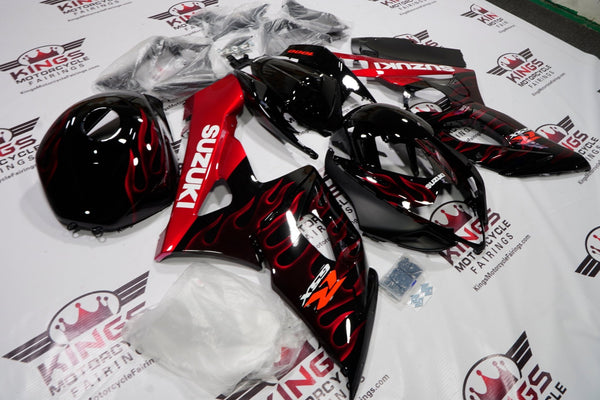 Suzuki GSXR1000 Fairings (2005-2006) Matte Black | Kings