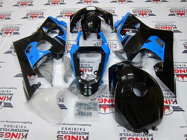 FAIRINGS | Suzuki GSXR750 – Black, Light Blue | 2004-2005